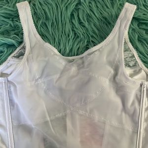 Exquisite Form | Intimates & Sleepwear | Long Line White Lace Bralette ...